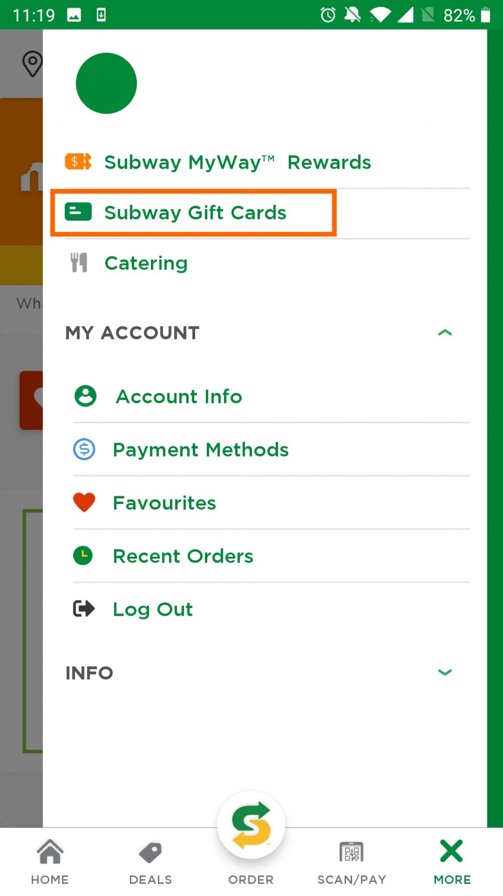 Subway Online Gift Card (Electronic Delivery) - Coincards Canada
